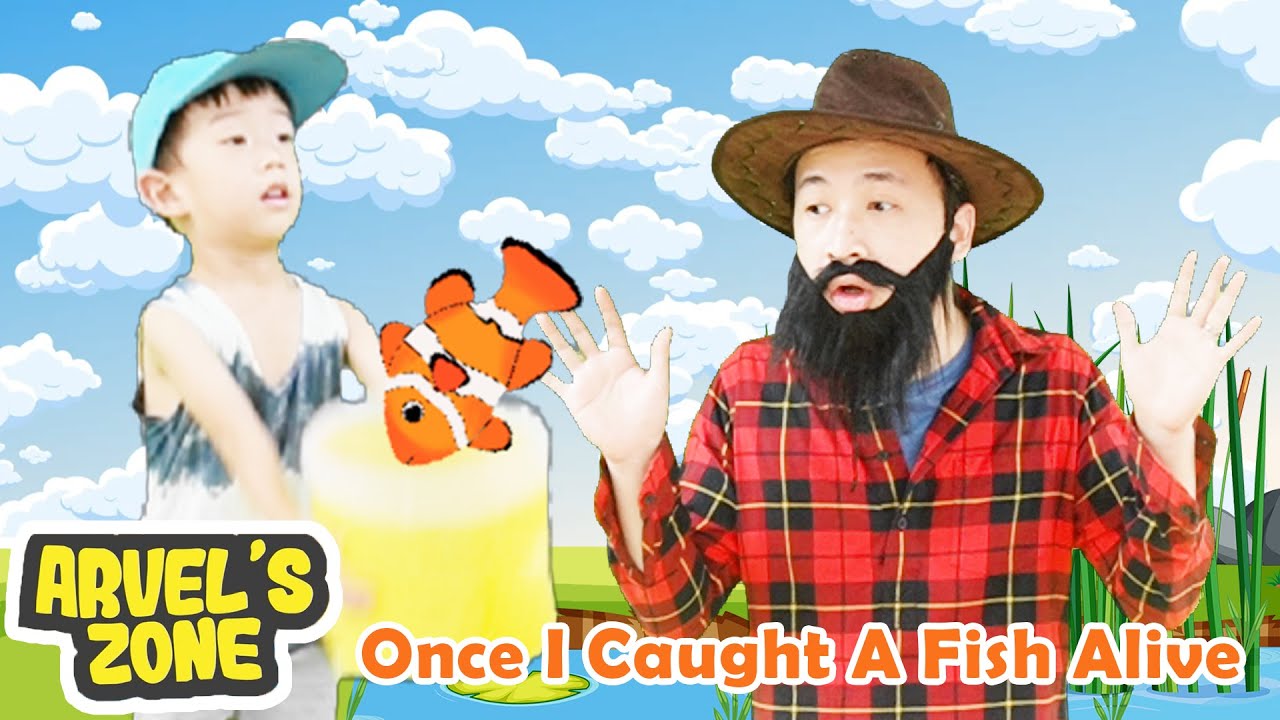 Once l Caught a Fish Alive 🐟 THE BEST Songs for Children - YouTube