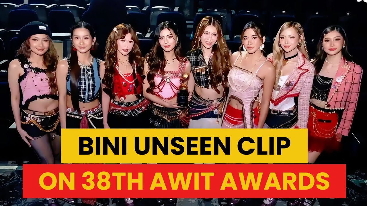 BINI Unseen Clip After 38th Awit Awards ️ | Pop Updates - YouTube