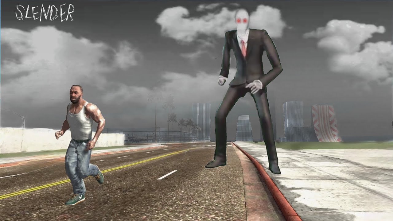 Franklin Fight Slender Man in Indian Bike Driving 3D - YouTube