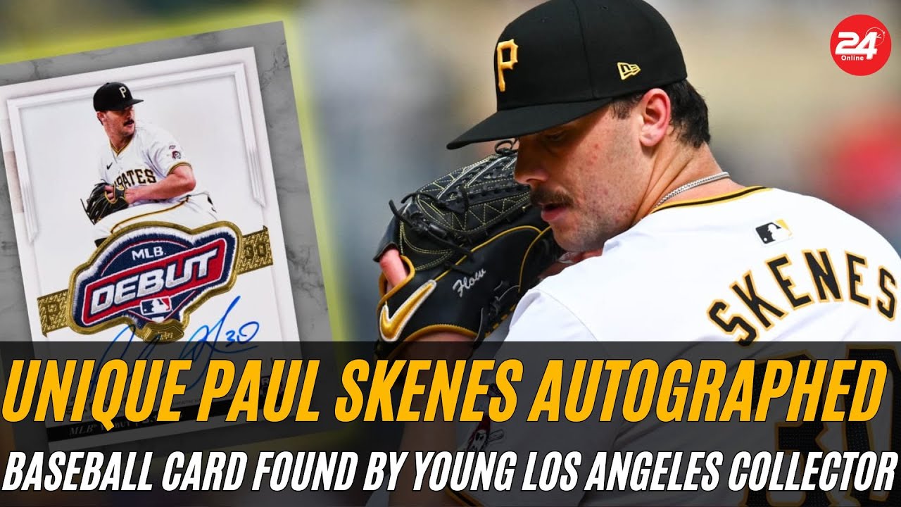 Unique Paul Skenes autographed baseball card found by young Los Angeles ...