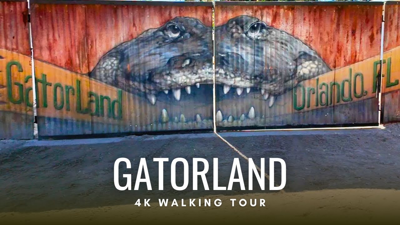 Gatorland Complete Walking Tour | 4K POV Walk - YouTube