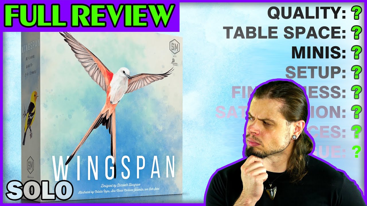 Theme Done Right! Wingspan as a SOLO Game - YouTube