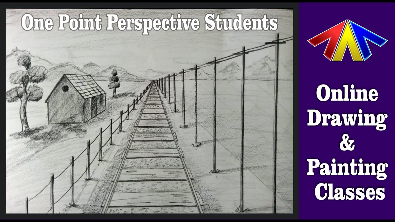 One point perspective for beginners - YouTube