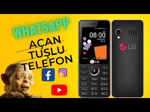 WhatsApp açan tuşlu telefon Türkiye'de tek! ( LG D370 TR🇹🇷) PART 1