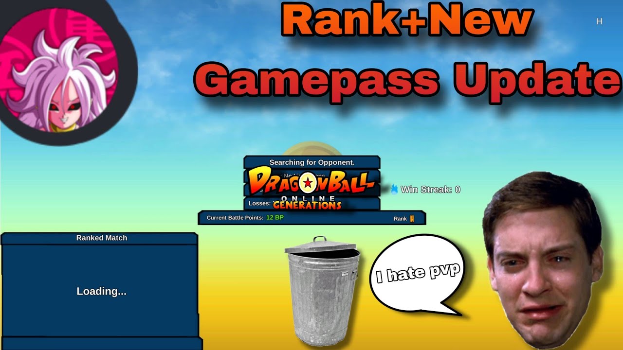 Dbog: New Gamepass + Rank Update|Dragon ball online generations - YouTube