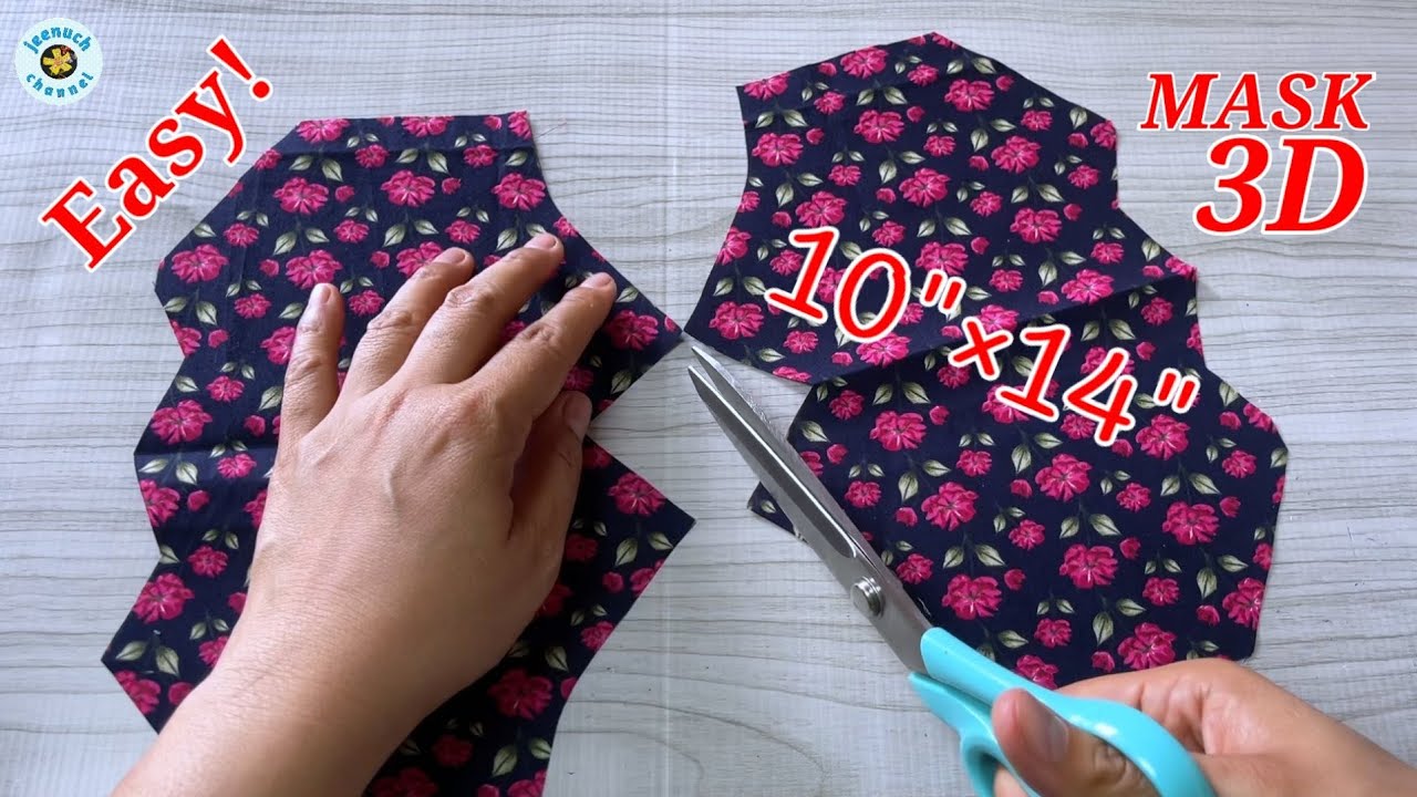 WOW🔥🔥Easy 3D Face Mask | DIY Breathable Face Mask Sewing Tutorial ...