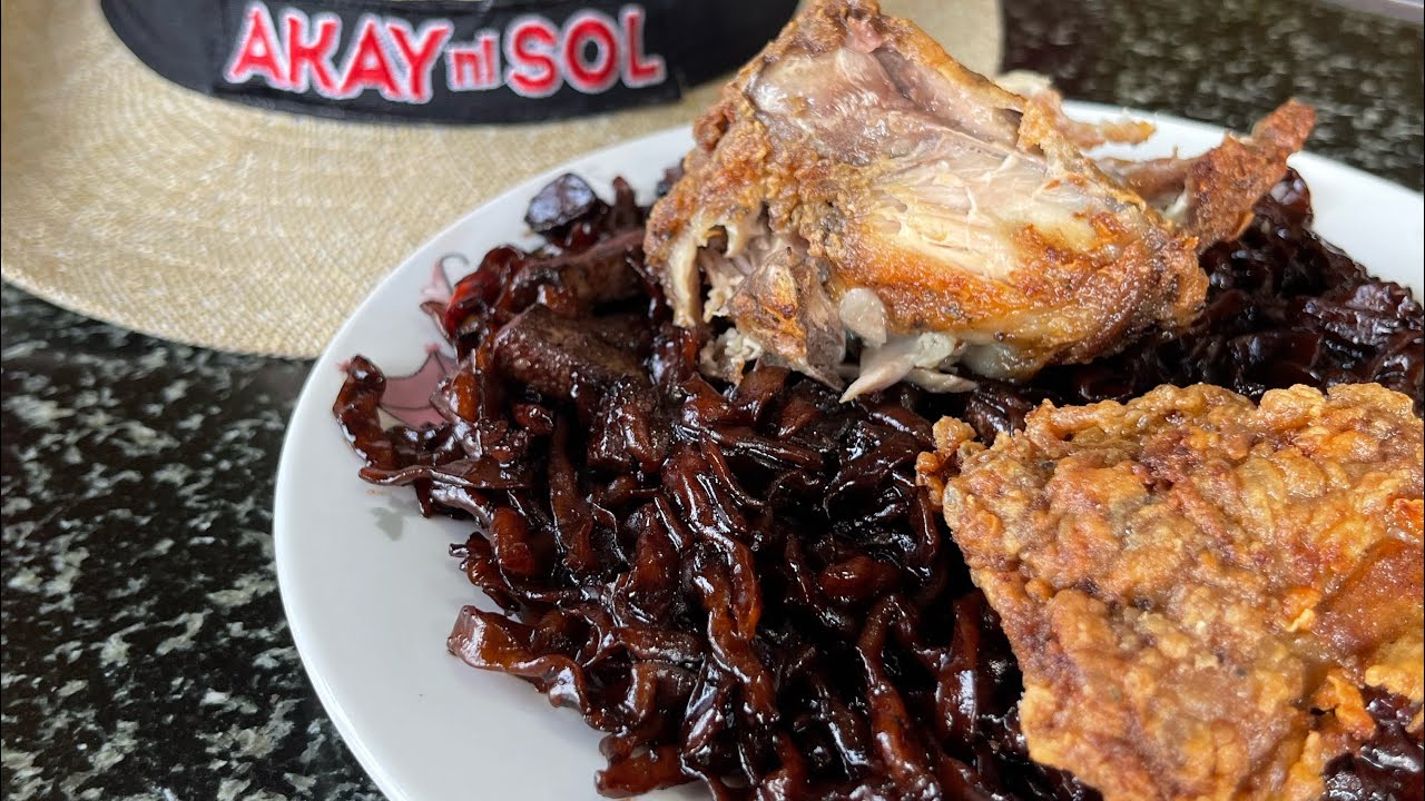 Pancit Tostado Black Guisado ng Lipa Batangas! - YouTube