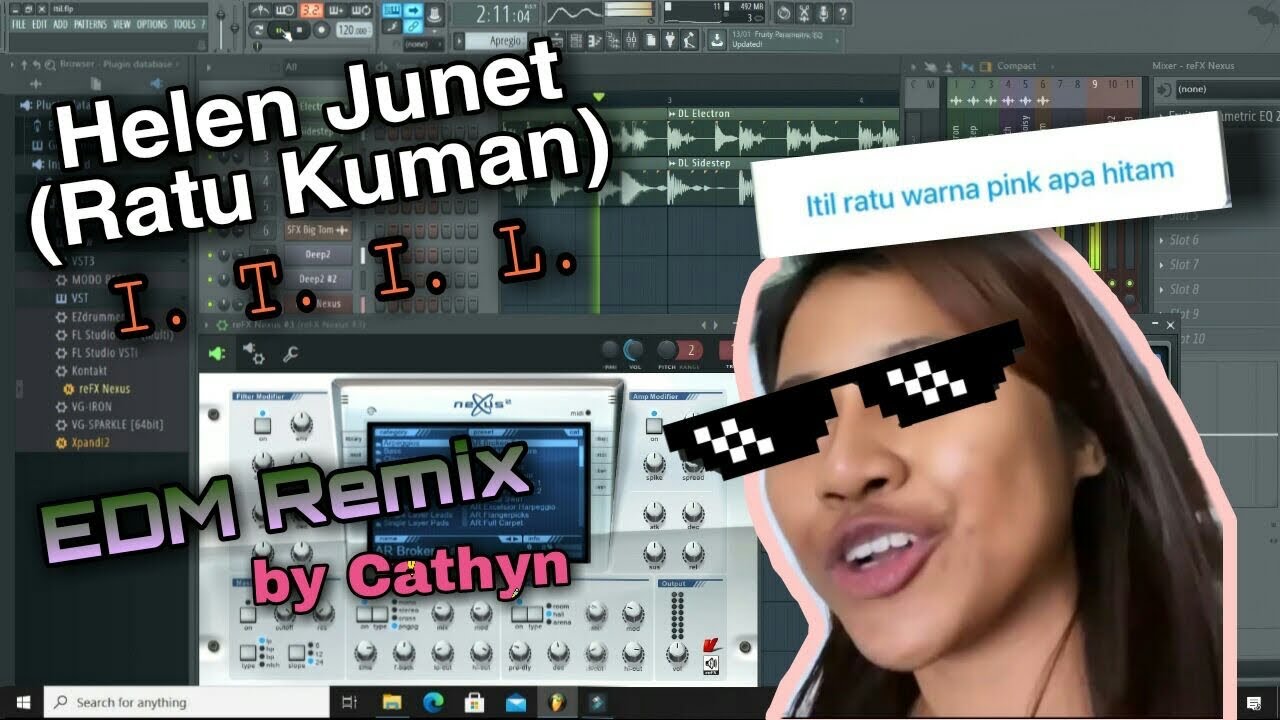 HELEN JUNET (RATU KUMAN) - I. T. I. L. (ITIL AKU KEREN) | Cathyn (EDM Remix) - YouTube