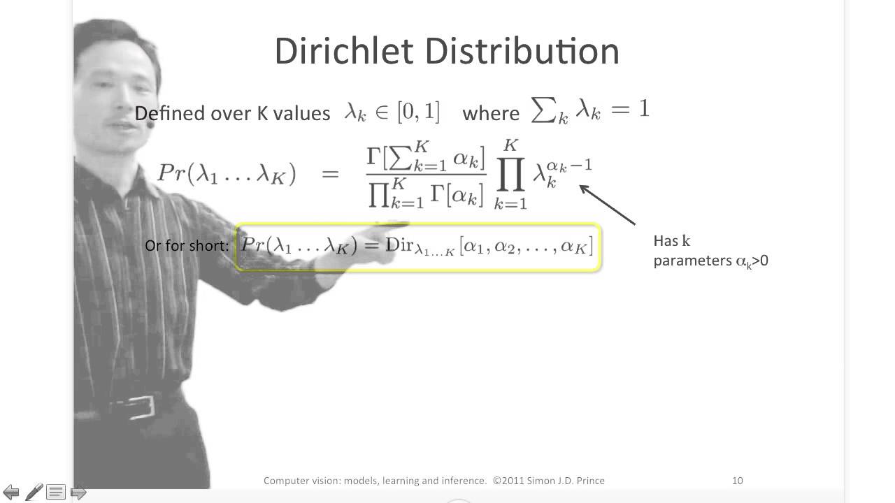 カテゴリ分布とディリクレ分布 #11【ベイズ推定とグラフィカルモデル】 03-3 Categorical and Dirichlet ...