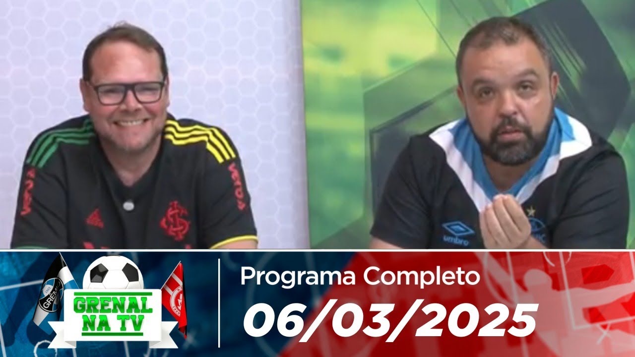 GRENAL NA TV - 06/03/2025 | ÁRBITRO DEFINIDO PARA A FINAL | ÁUDIO DO ...