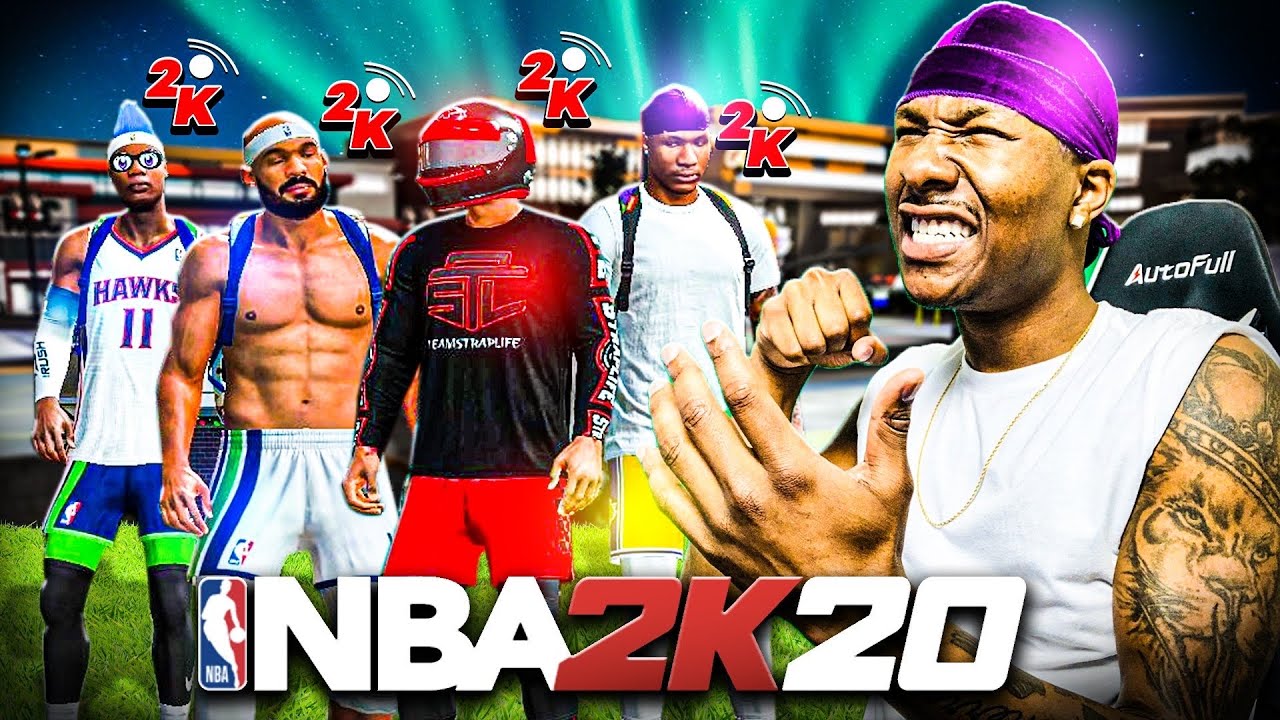 Four VERIFIED NBA 2K Youtubers on the court at the same time and this happens - YouTube