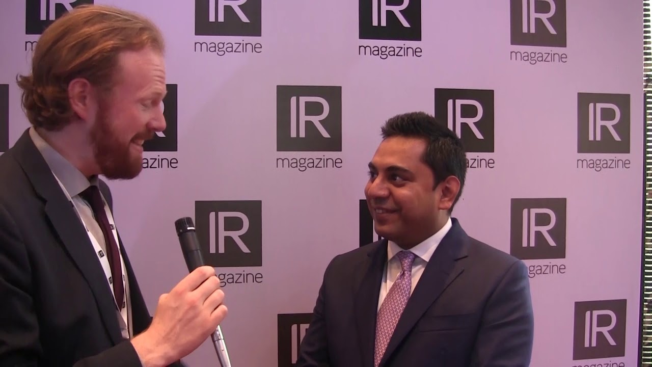 Interview with AICL's Arvind Agrawal at the IR Magazine Forum & Awards ...