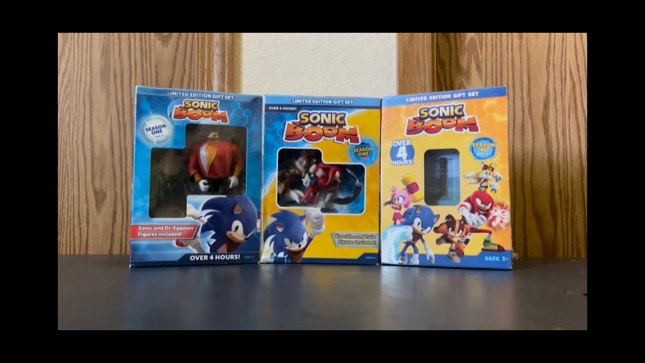 Unboxing All 3 Sonic Boom Limited Edition Gift Sets - YouTube
