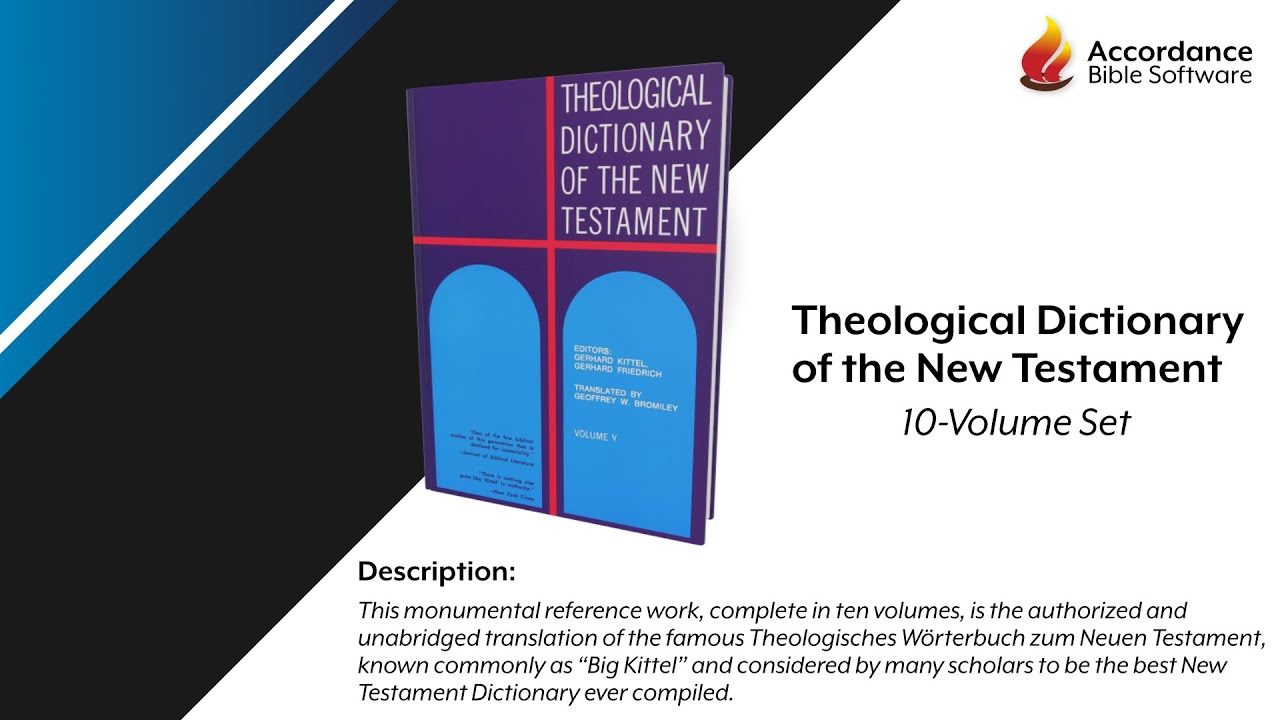 Theological Dictionary of the New Testament (10 Volumes) Product ...