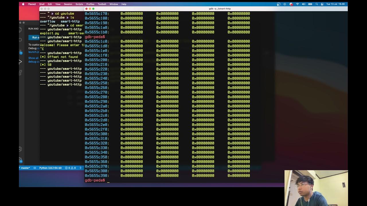not a tutorial - practical linux binary exploitation with gdb-peda - YouTube