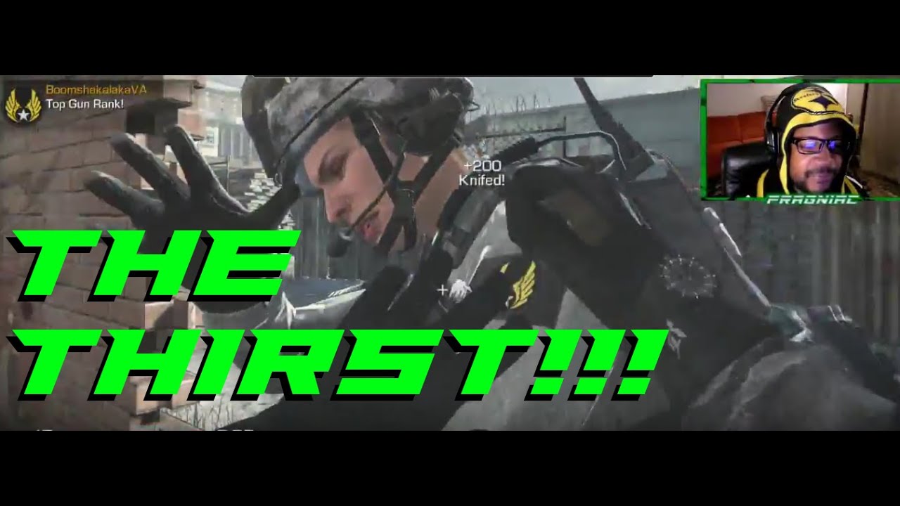 "The Thirst is REAL!!!" Thirsty Thursday Throwback COD Ghosts Live w/ Fragniac - YouTube