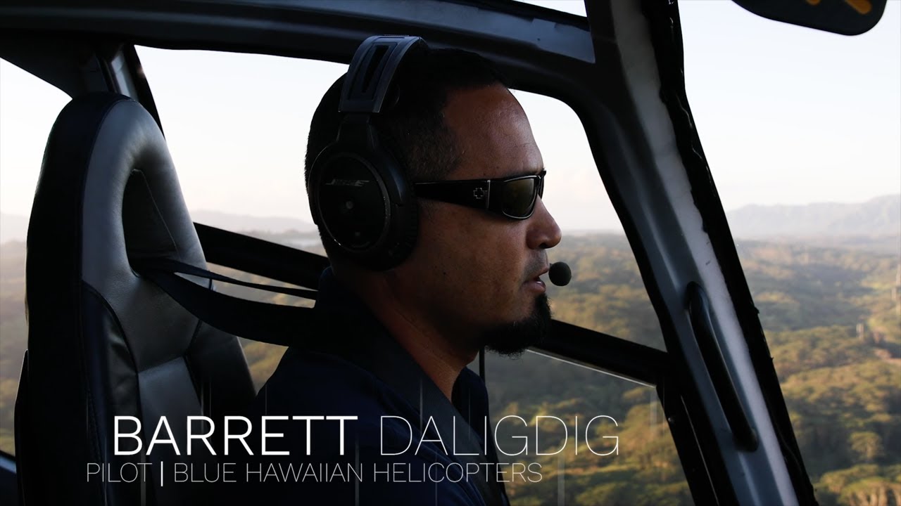 A Pilot Story - Barrett Daligdig | Blue Hawaiian Helicopters - YouTube
