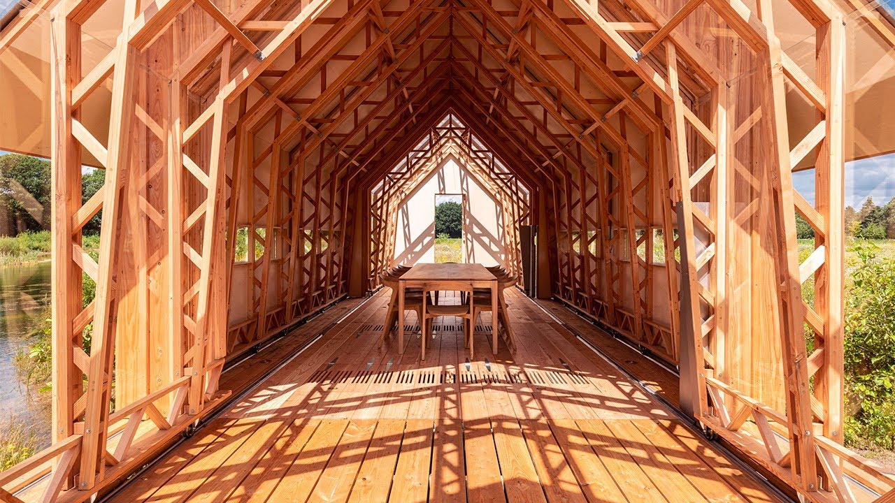 Cabin ANNA Meet by Caspar Schols features sliding walls that transform ...