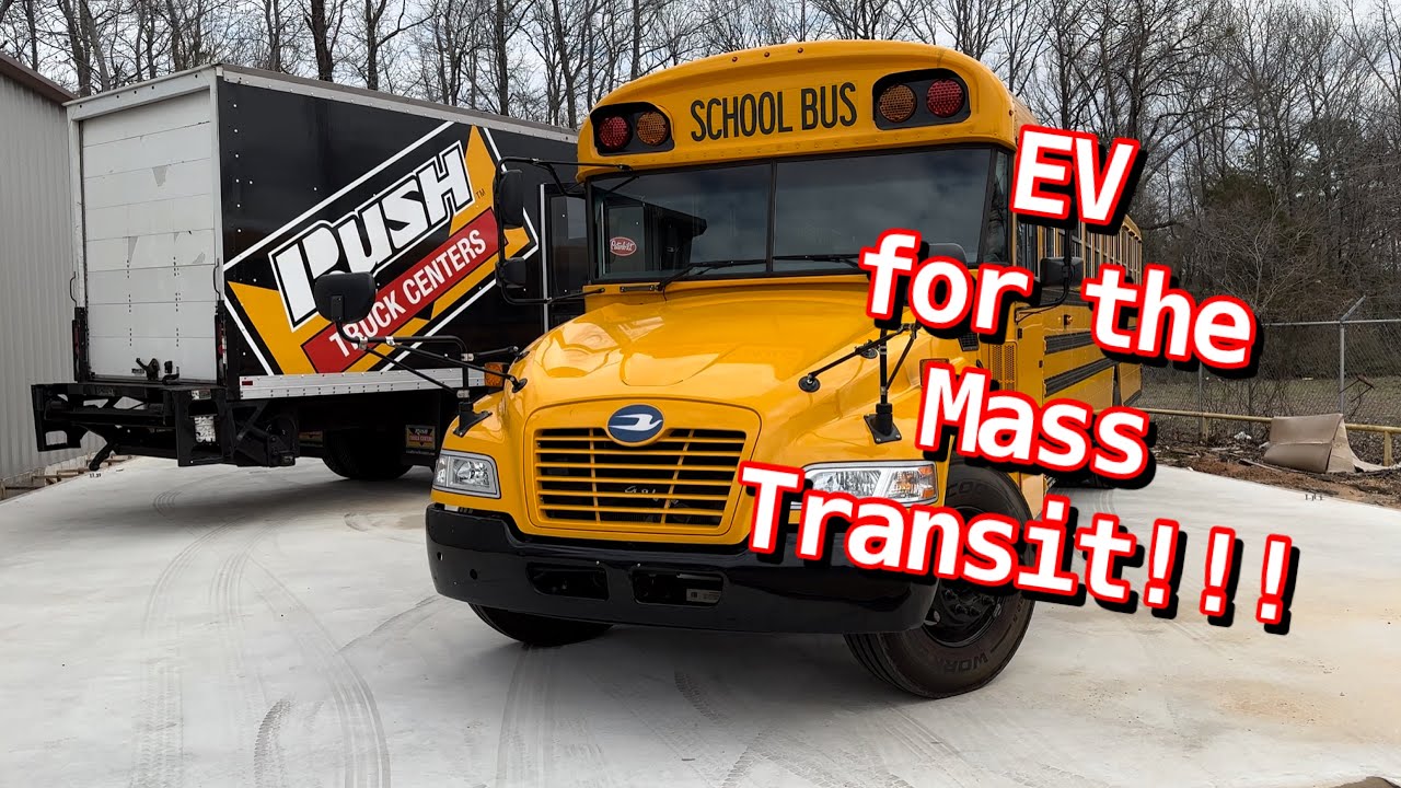 Blue Bird EV Bus! - YouTube