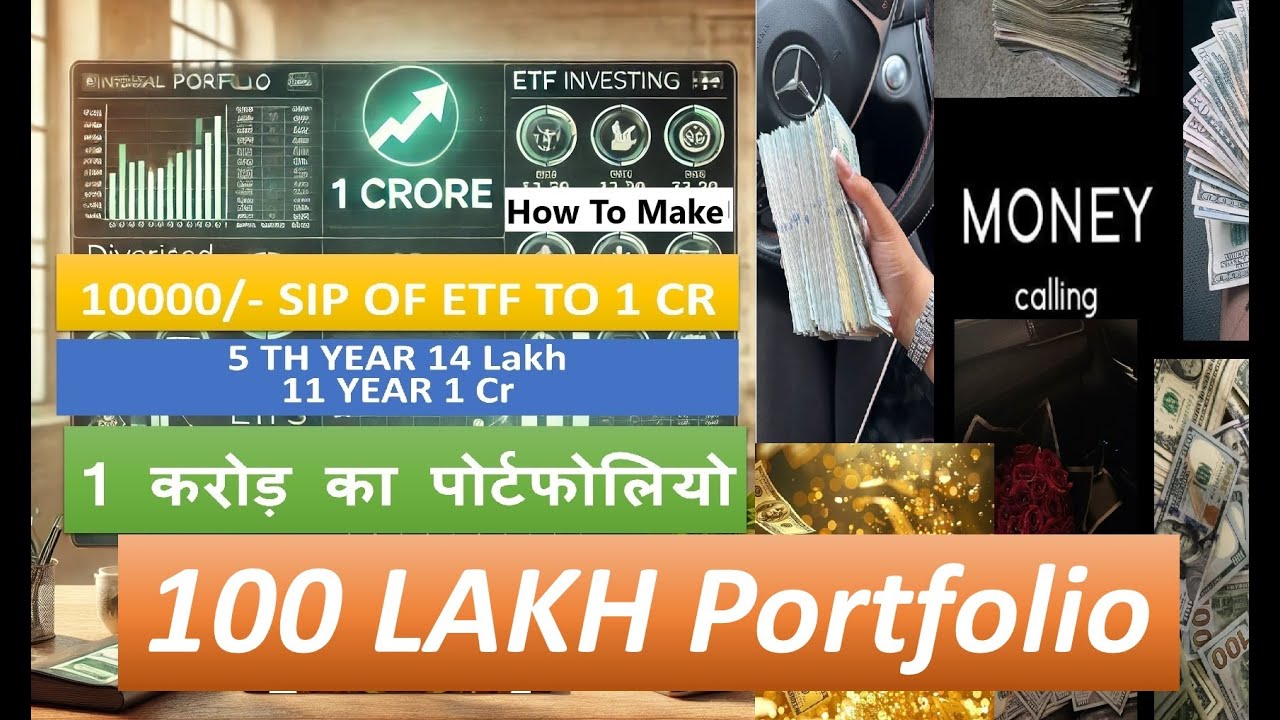 Map to Achieve 1 crore investment portfoliothrough ETF investing - YouTube