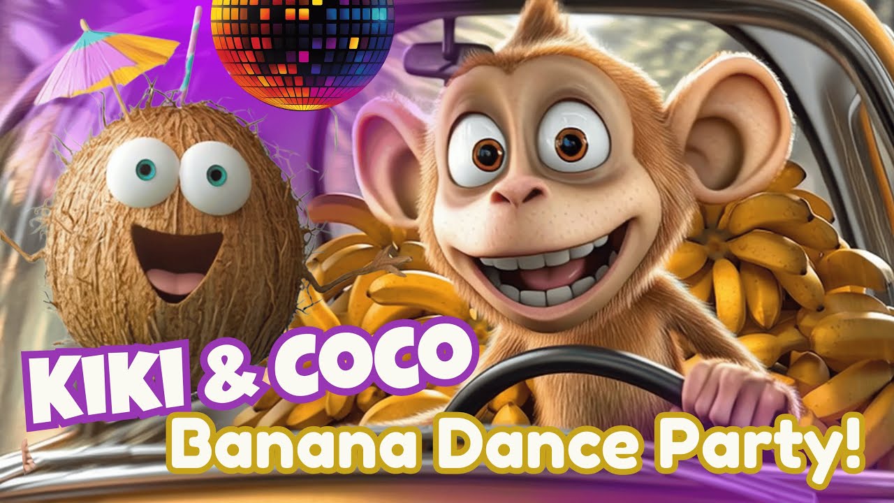 Kiki & Coco Banana Dance Party! 🪩🎉 - YouTube