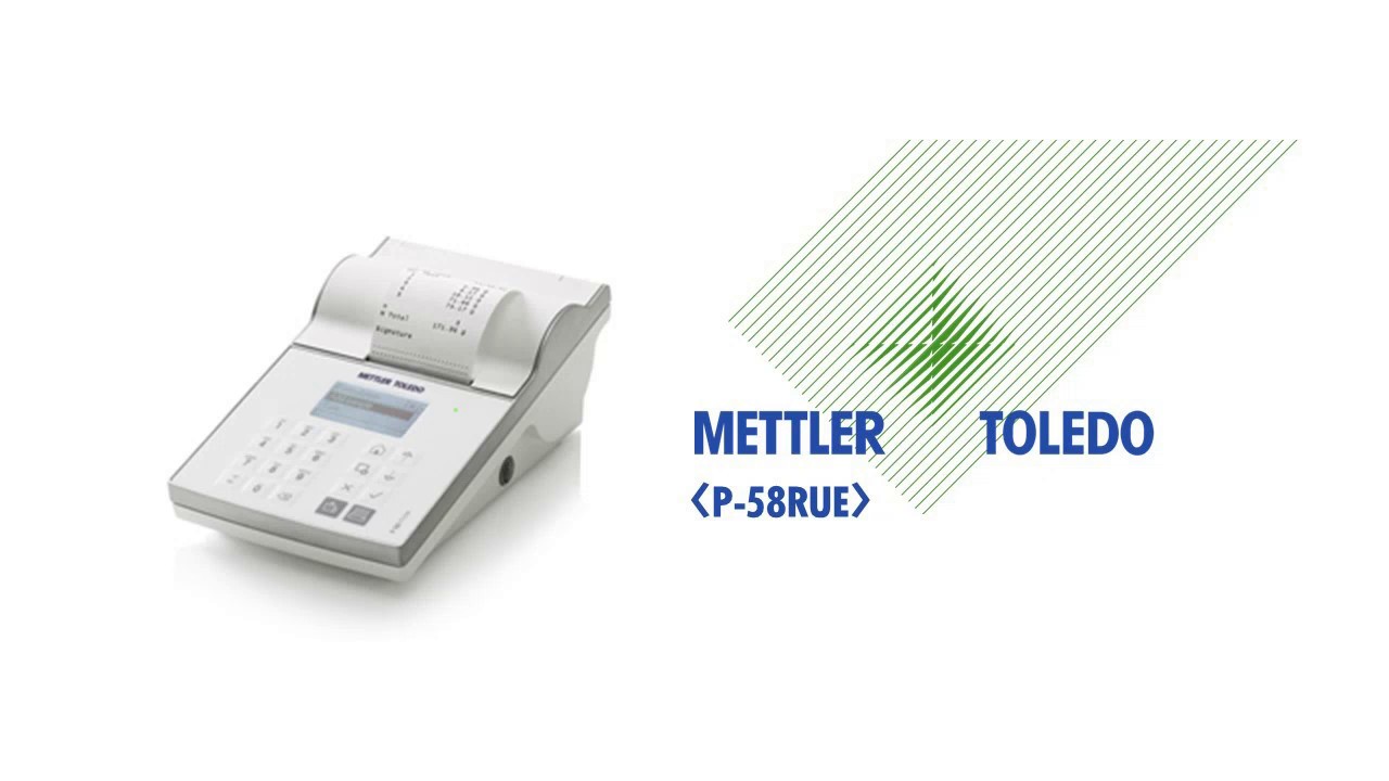 [METTLER TOLEDO] P-58RUE - YouTube