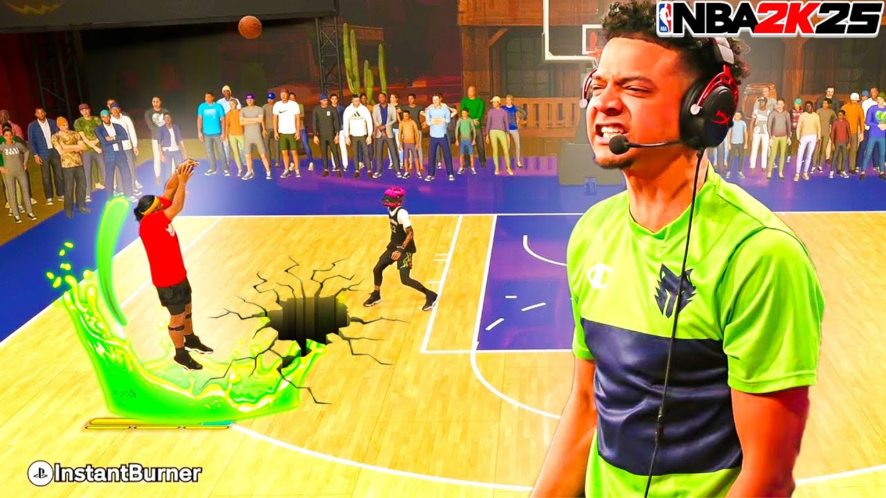 My 6'6 ISO DEMIGOD BUILD has 2k League Players RAGING on NBA 2k25 ...