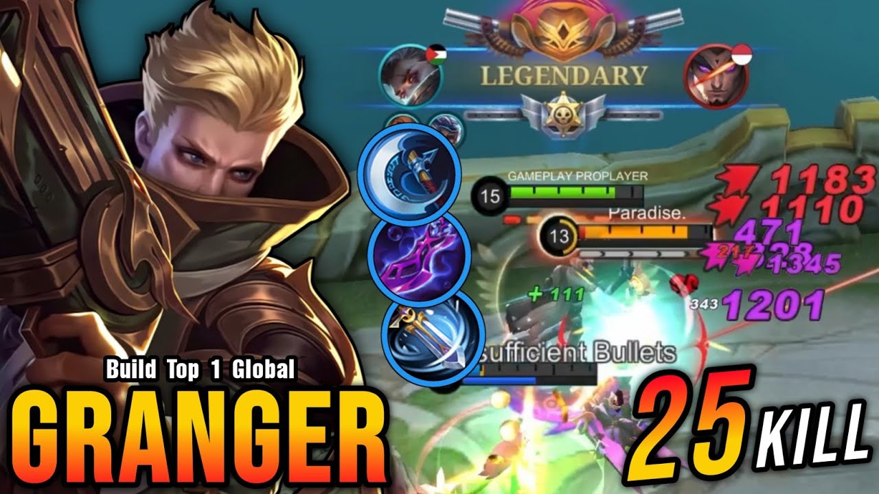 25 Kills!! Granger CRIT + ATK Speed Build is Deadly!! - Build Top 1 ...