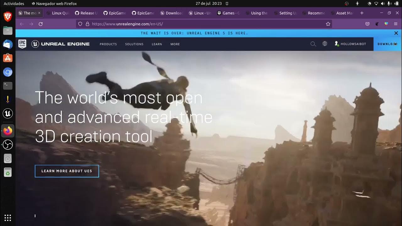Instalar Unreal Engine 5 en Linux | Español - YouTube