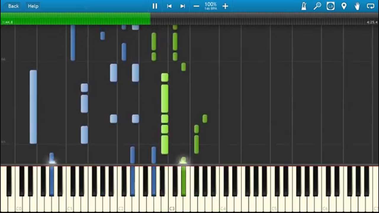 [Synthesia] Hanayamata ED - Hanayuki (花雪)(Full ver.)(piano tutorial ...