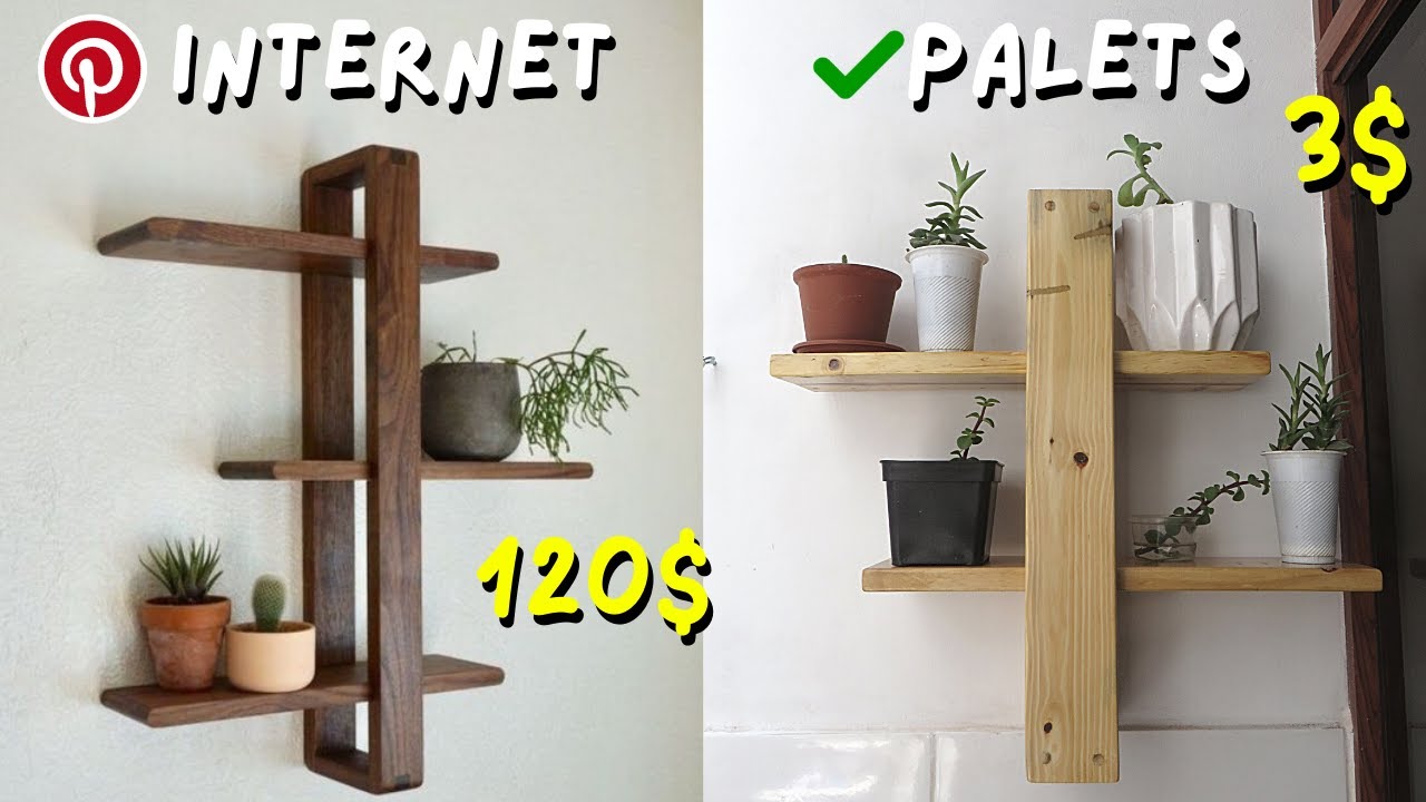 Soporte Para Macetas Hecho Con Palets