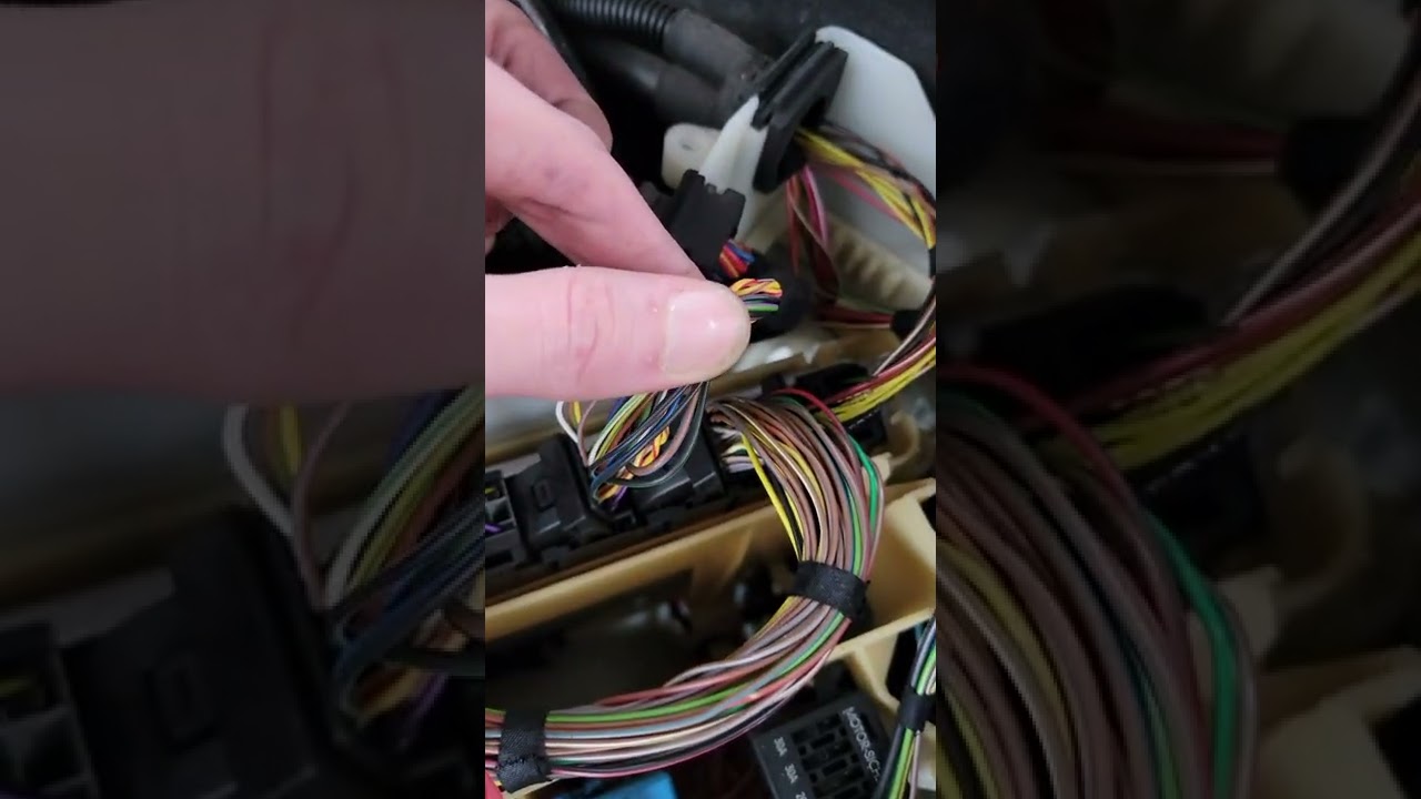 e46 dme peripheral harness and chassis connection - YouTube