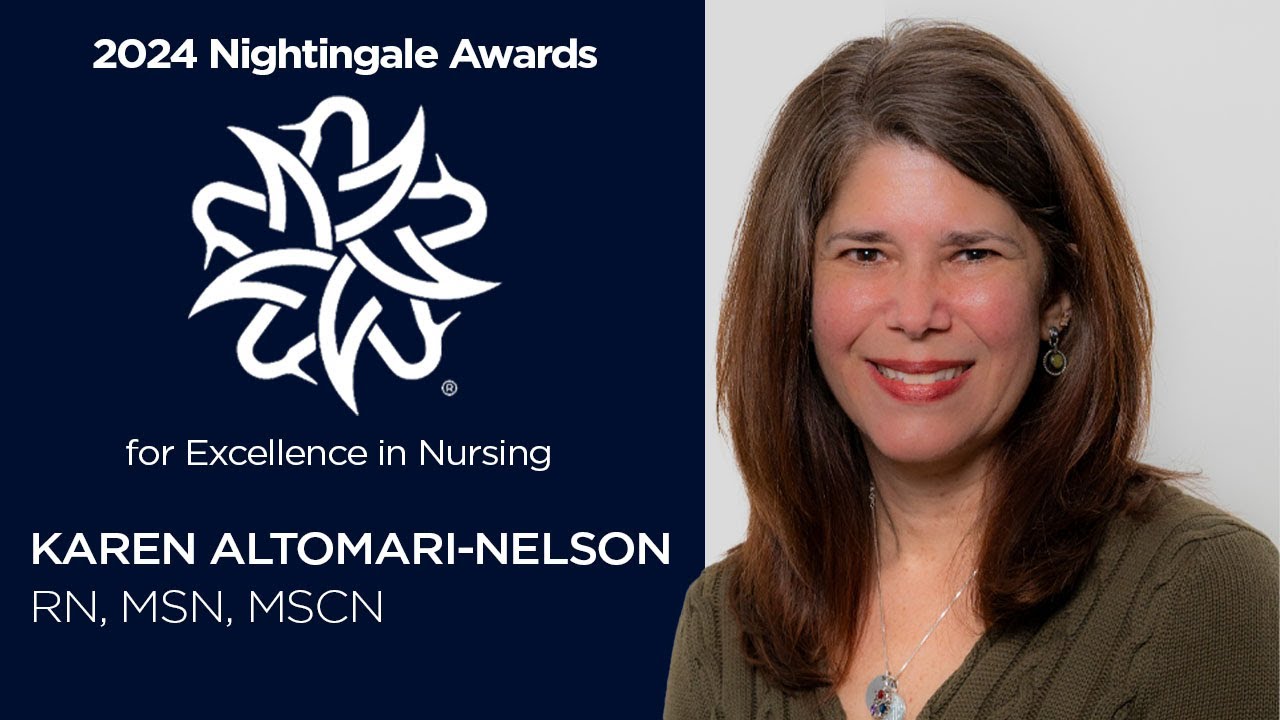 2024 Nightingale Award Recipient: Karen Altomari-Nelson - YouTube