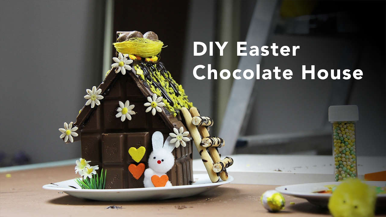 Easter Chocolate House DIY - YouTube