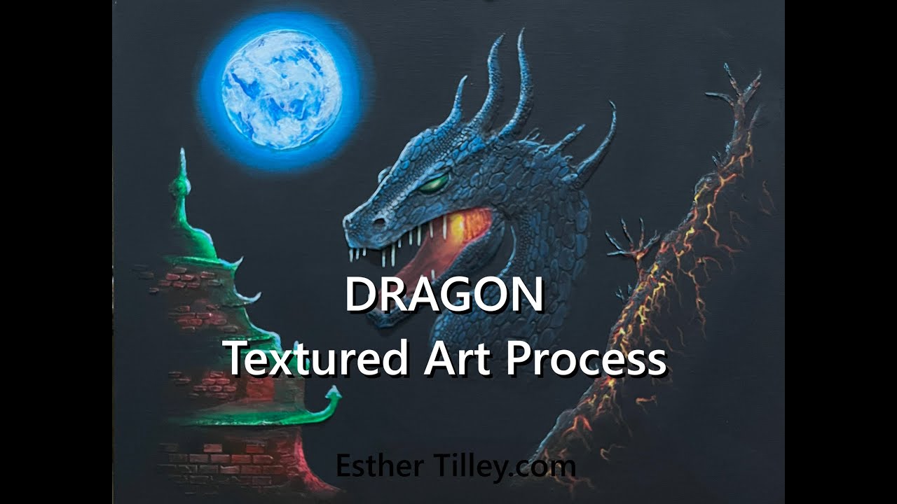 Dragon - Textured 3D Art Process - Tutorial Walkthrough - YouTube