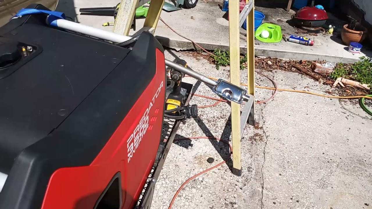 Predator 3500 With Diesel Heater Exhaust And Muffler Super Easy Install ...