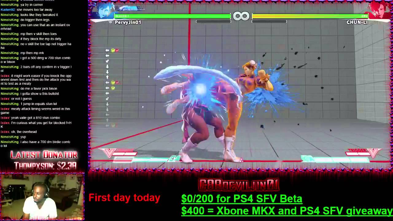 SFV: Testing frame data on block for Chun Li - YouTube