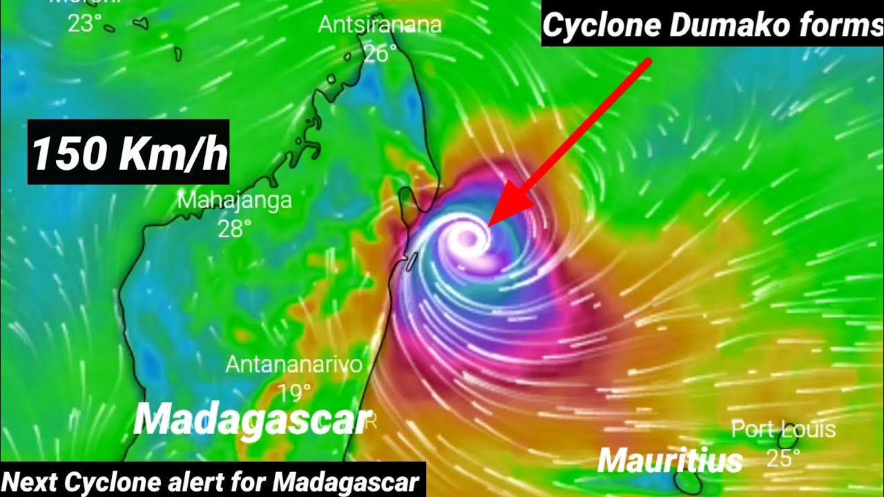 Cyclone Dumako latest update|Next Severe cyclone Alert for Mauritius ...