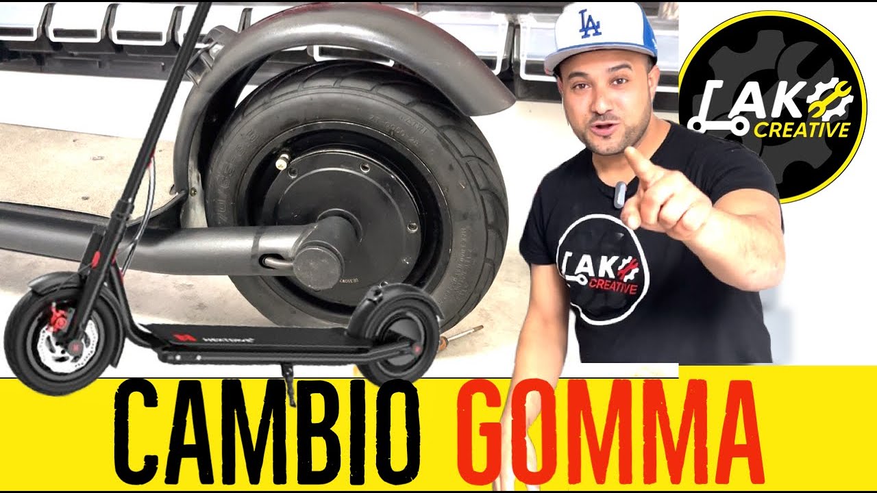 NEXTDRIVE N 7 CAMBIO GOMMA TUBELESS E MANUTENZIONE MONOPATTINO ELETTRICO - YouTube