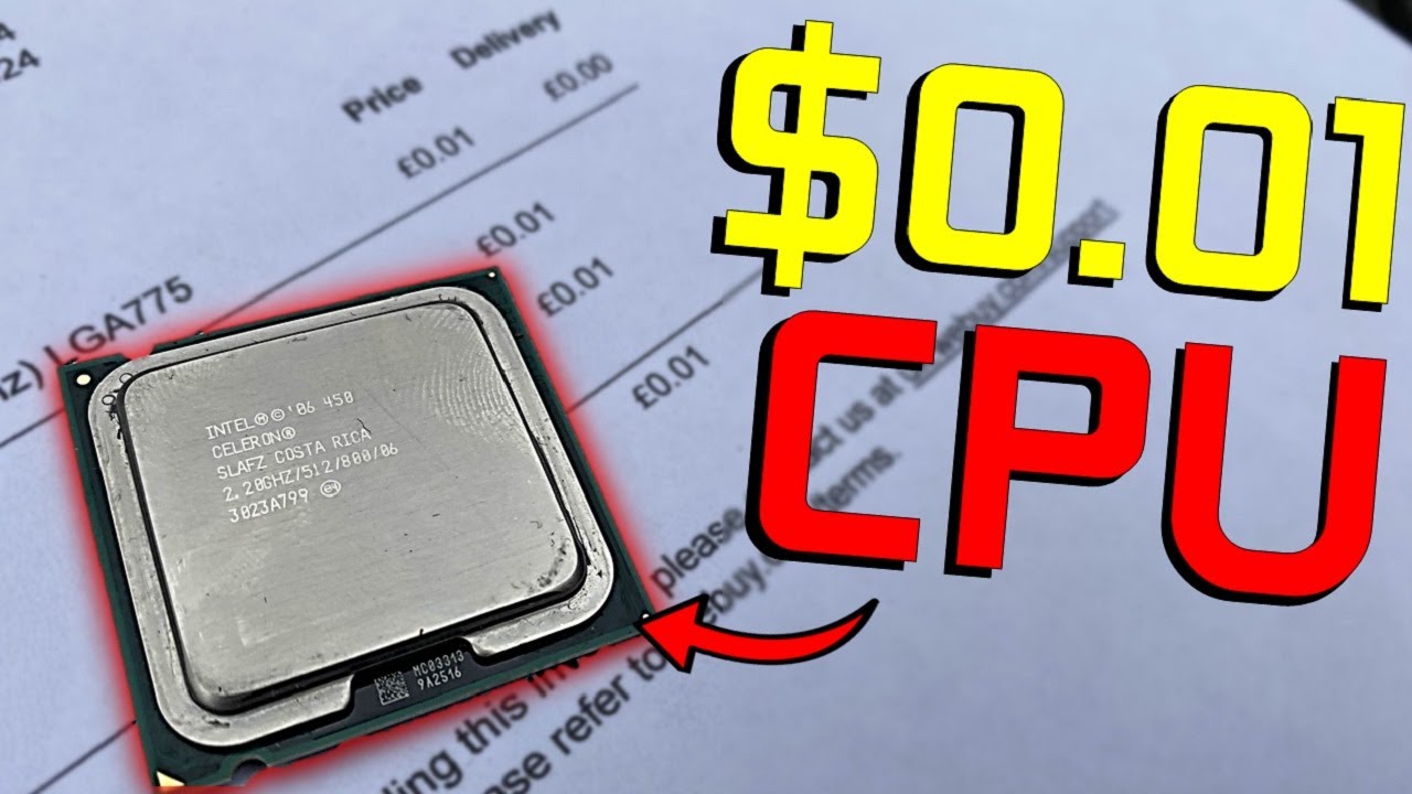 GAMING on a $0.01 CPU! - YouTube
