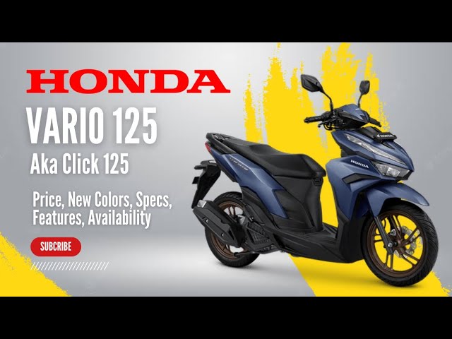 Honda Click 125i Specs Philippines