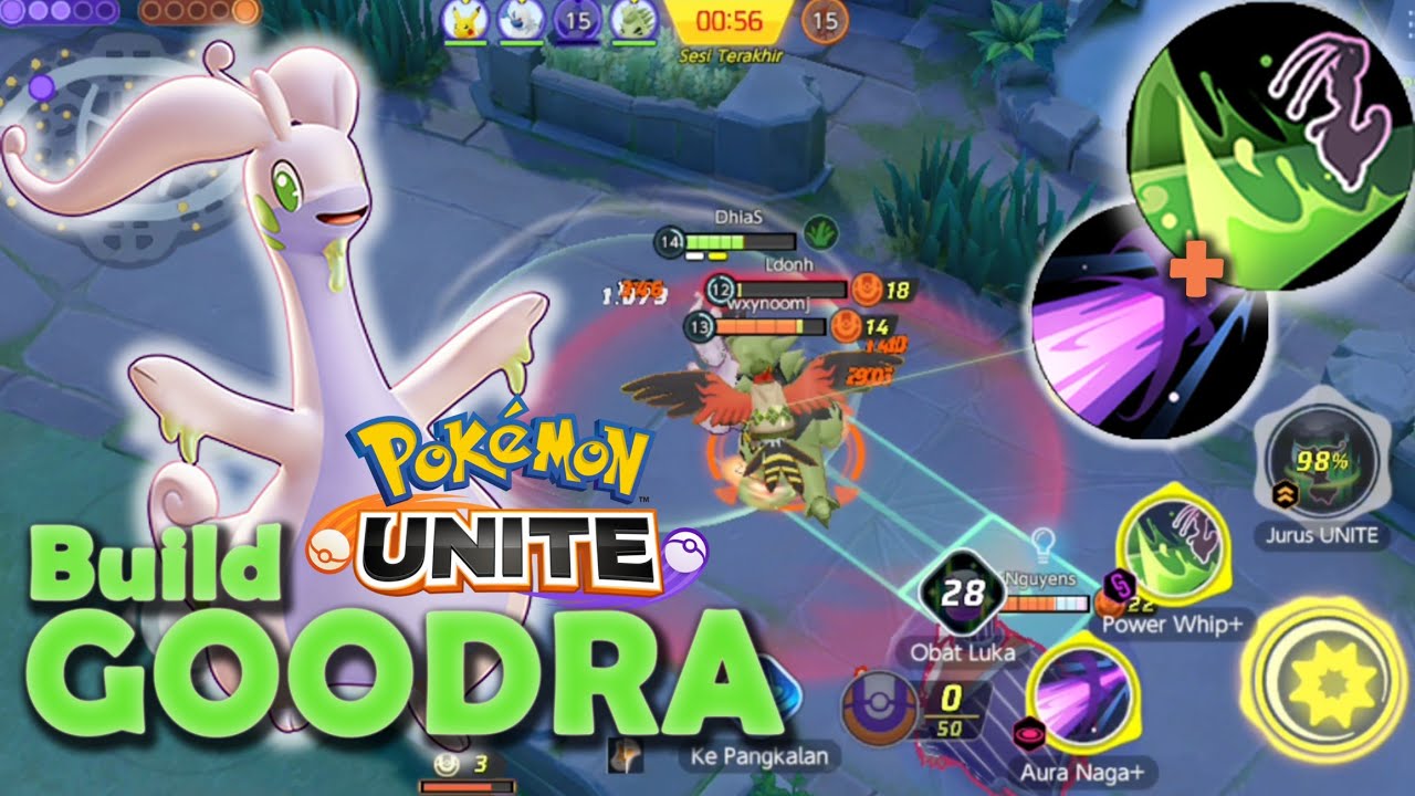 BUILD GOODRA | Pokemon Numelgo | Pokemon Unite - YouTube