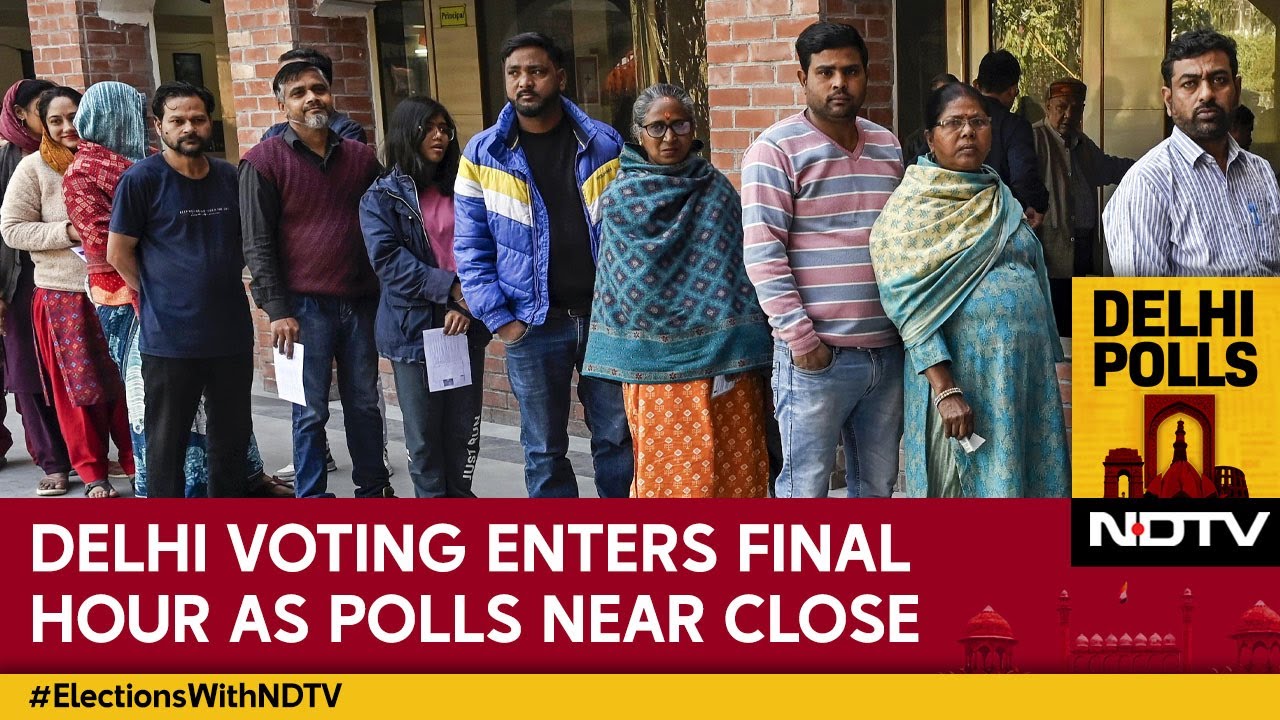 Delhi Elections | Delhi Voting Enters Final Hour As Polls Near Close ...