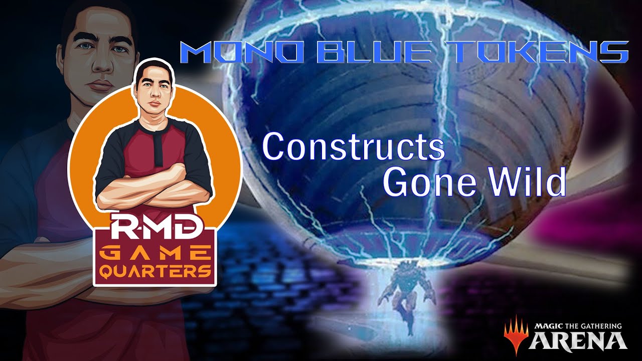 MTG Arena Game Play - Mono Blue Token - YouTube