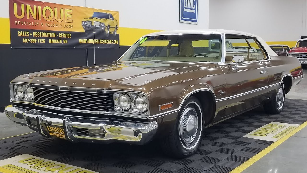 1974 Plymouth Fury III 2dr Hardtop | For Sale $16,900 - YouTube