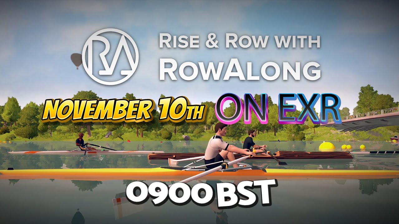 🔴 LIVE Group Row: 10th November 09:00 UK - 30-Min Sunday RowAlong | All Levels, Any Rowing ...