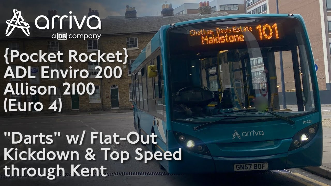 {Pocket Rocket} Arriva Enviro 200 Allison "Darts" w/ Flat-Out Kickdown ...