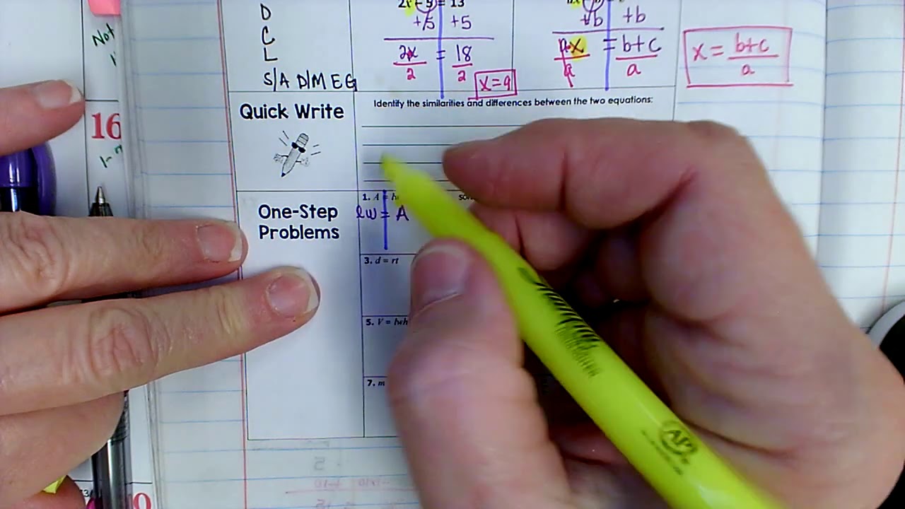 Lesson 1 10 Notes Video - YouTube