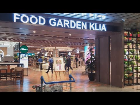 Food Garden Kuala Lumpur International airport, KLIA. Malaysia - YouTube