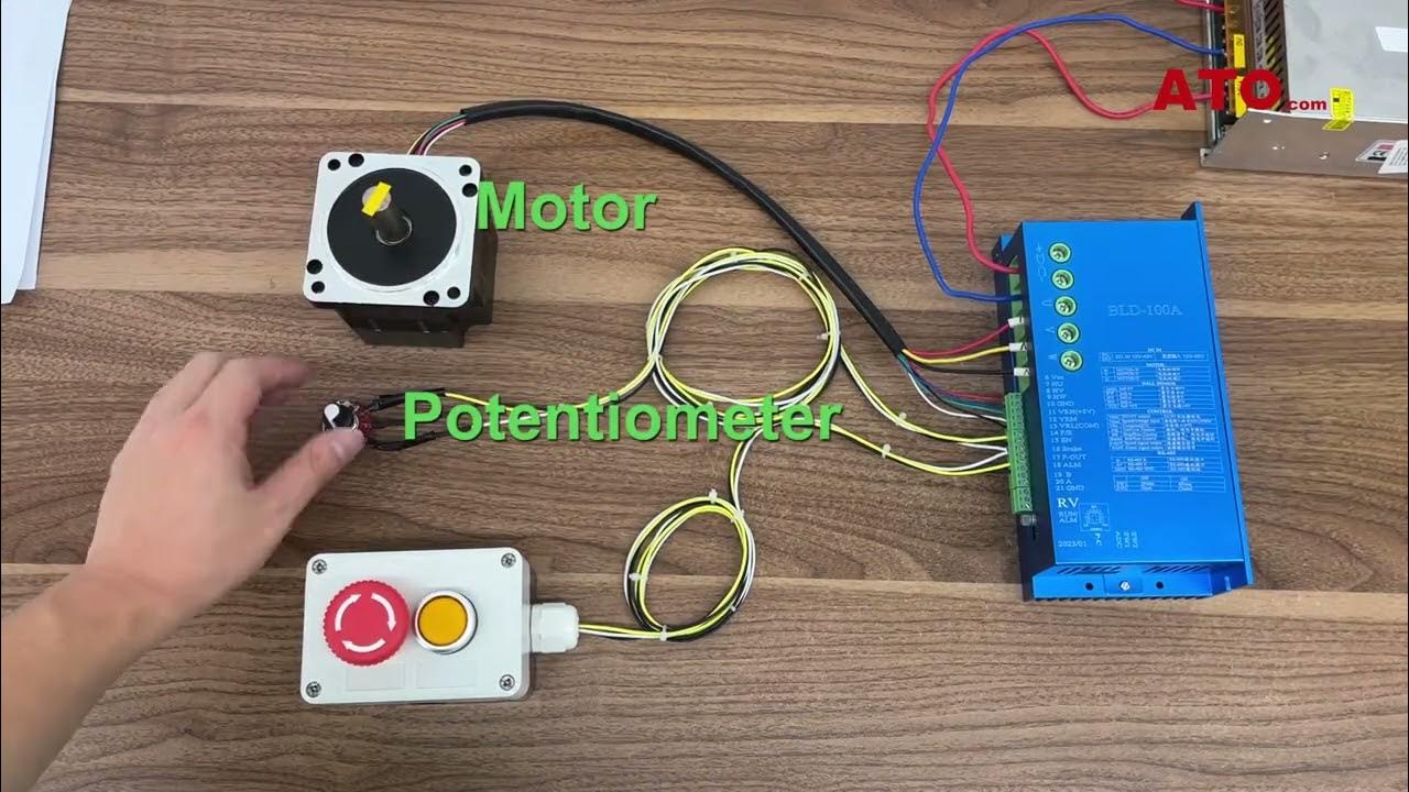 Control circuit for BLDC motor | External speed regulation - YouTube